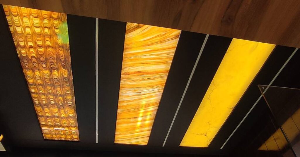 4 best ceiling glass design - interioras - ceiling